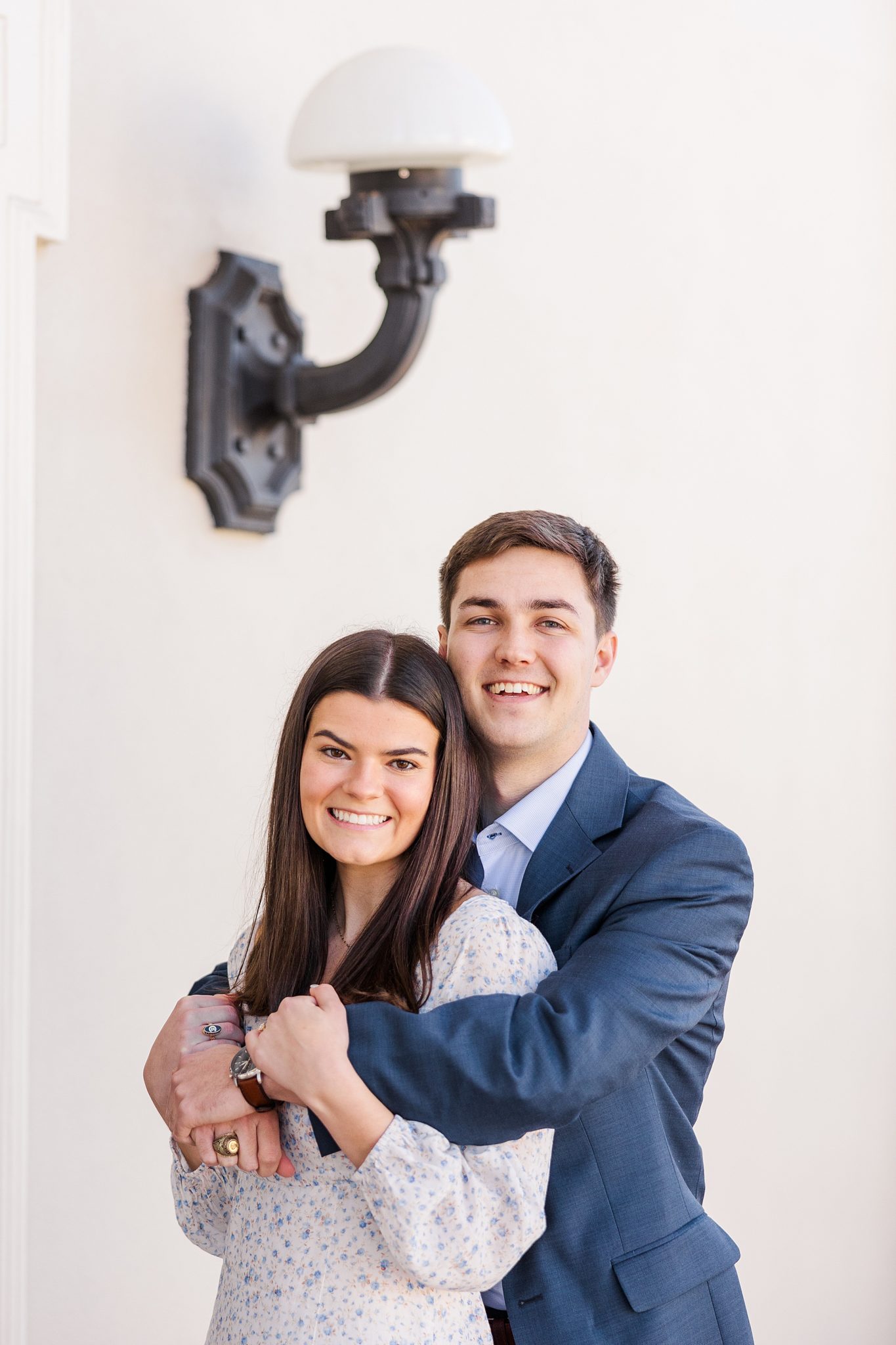 Addie & Caleb | Winter Engagement Session Downtown Greenville ...