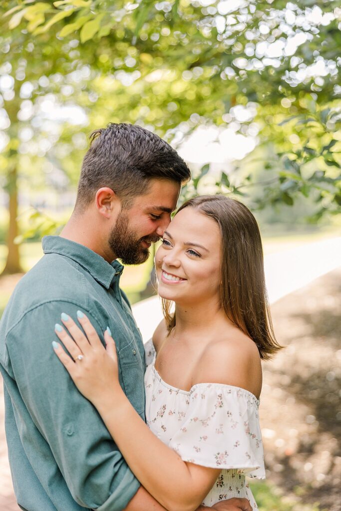 Clemson Botanical Gardens Engagement | Hailey & Wade - katiejaynes.com