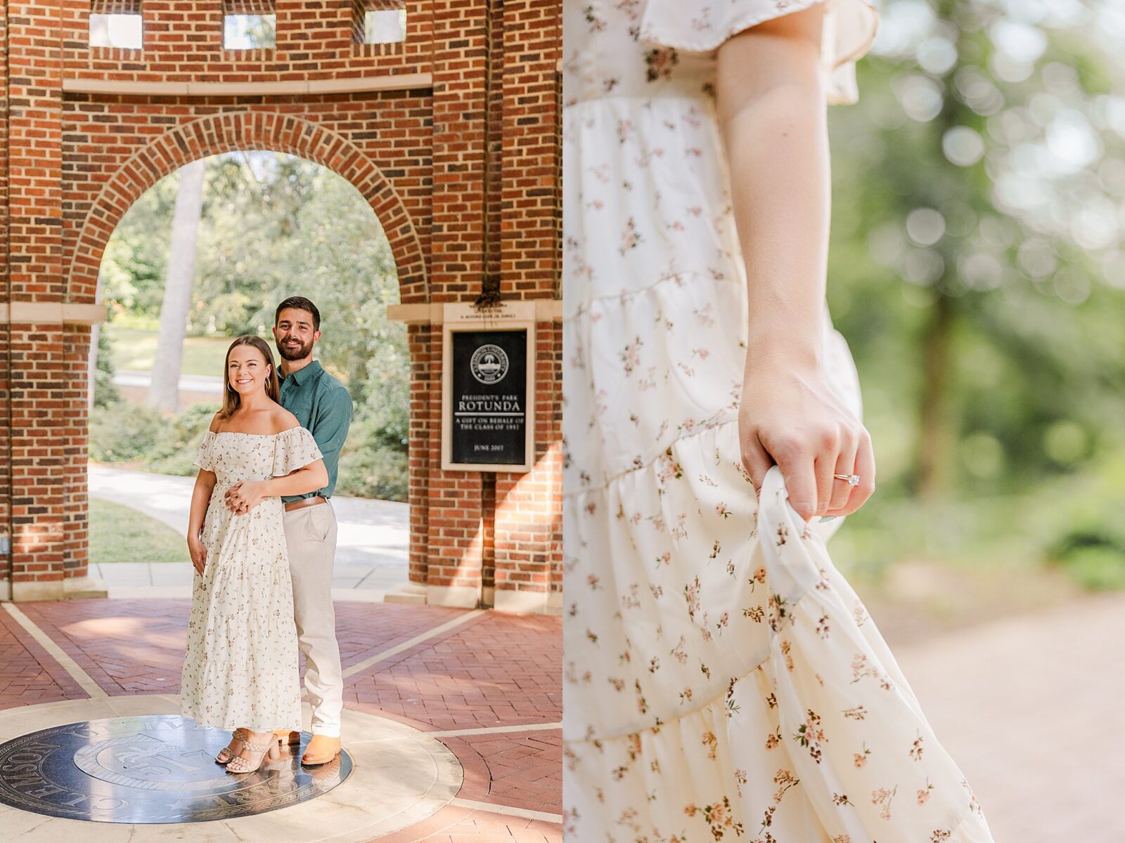 Clemson Botanical Gardens Engagement | Hailey & Wade - katiejaynes.com