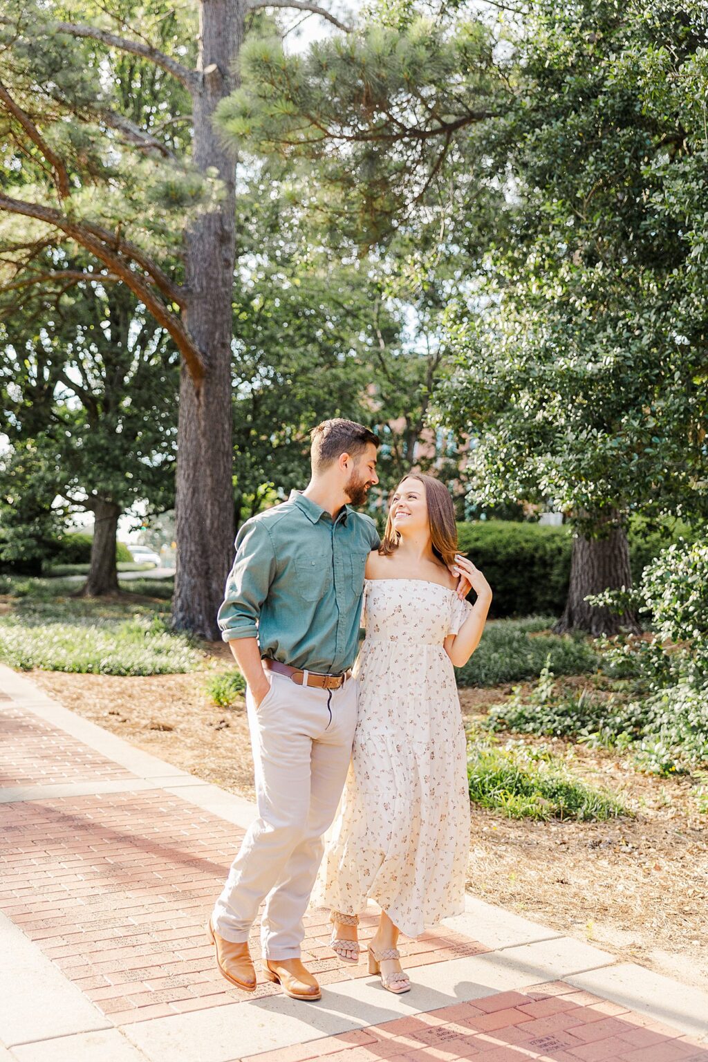 Clemson Botanical Gardens Engagement | Hailey & Wade - katiejaynes.com