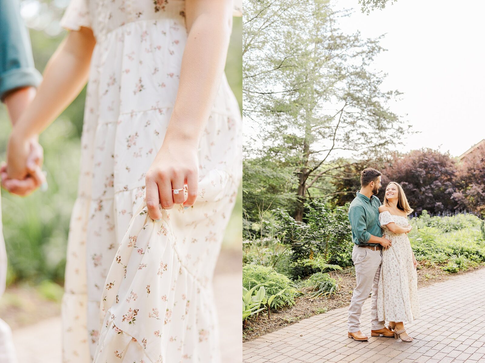 Clemson Botanical Gardens Engagement | Hailey & Wade - katiejaynes.com