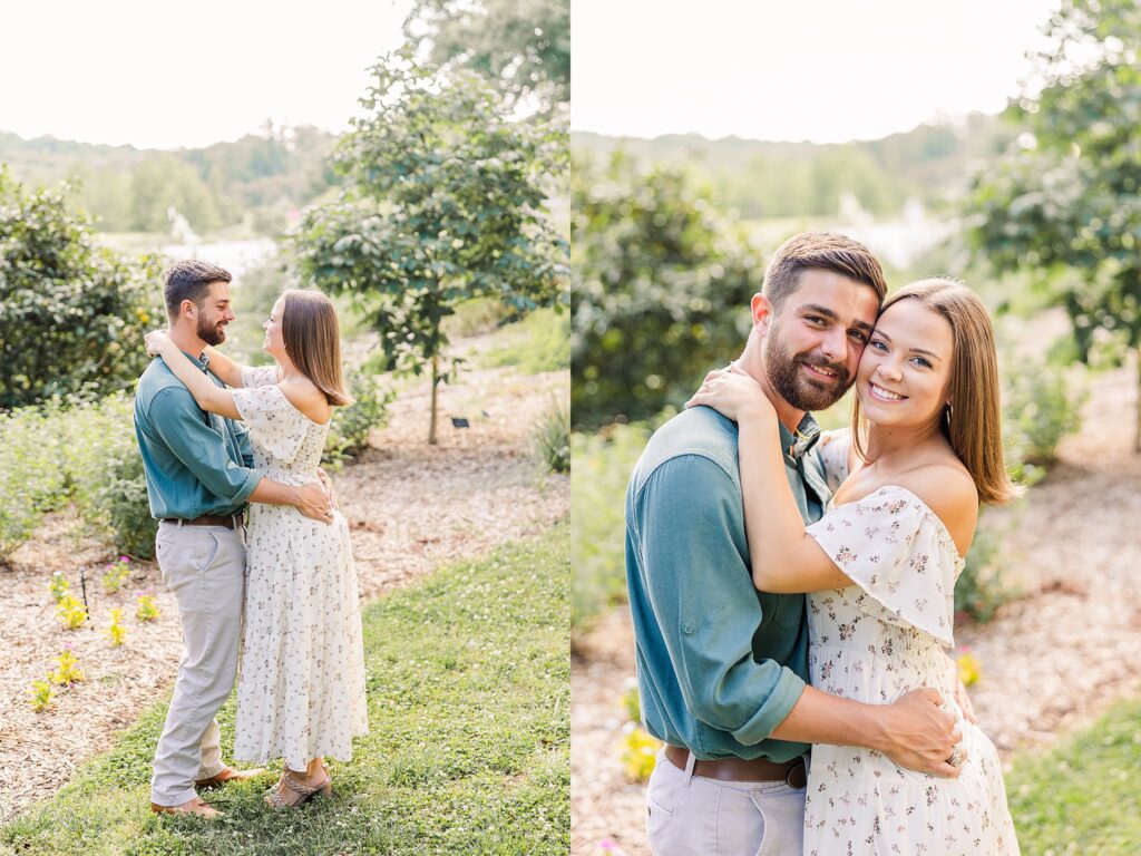 Clemson Botanical Gardens Engagement | Hailey & Wade - katiejaynes.com
