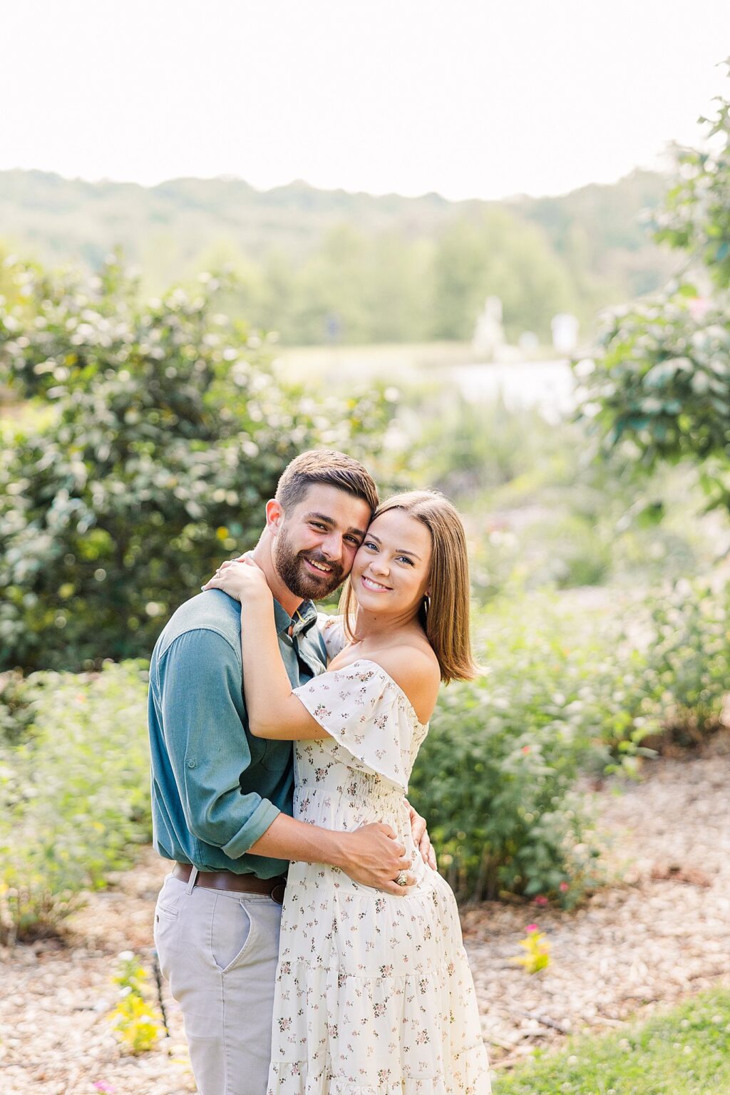 Clemson Botanical Gardens Engagement | Hailey & Wade - katiejaynes.com