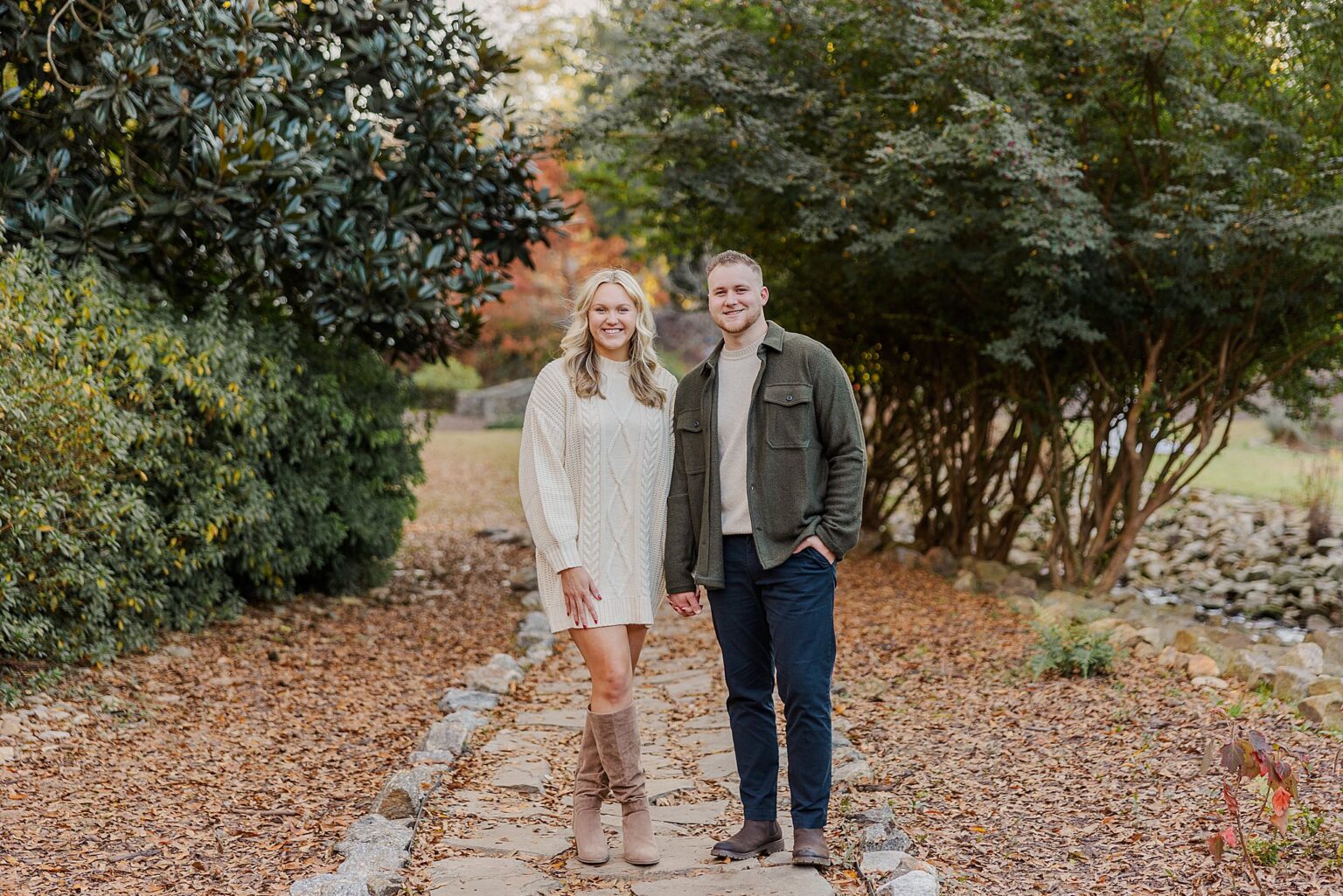 Kate + Justin | A Downtown Greenville Engagement Session - katiejaynes.com
