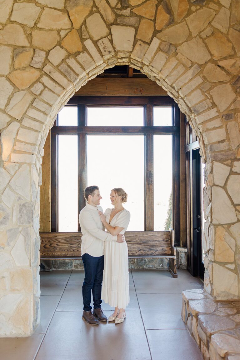 Cliffs at Glassy Chapel Engagement | Caitlyn + Jeff - katiejaynes.com